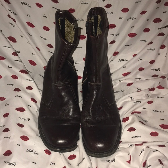 knapp shoes | Shoes | Knapp Shoes Brown Vintage Leather Boots 8d | Poshmark